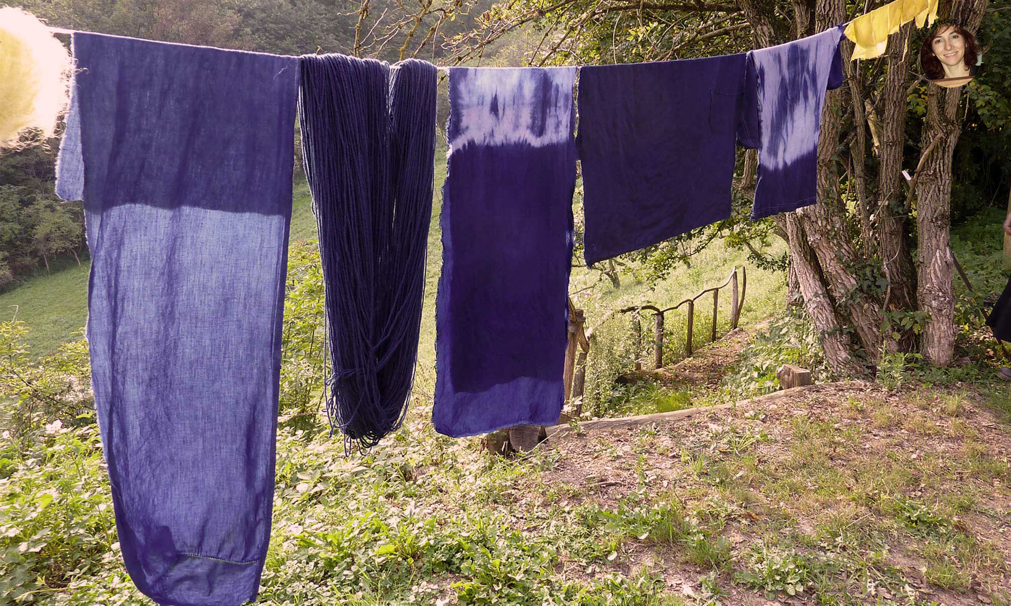 Atelier de teintures végétales et de peinture naturelle.